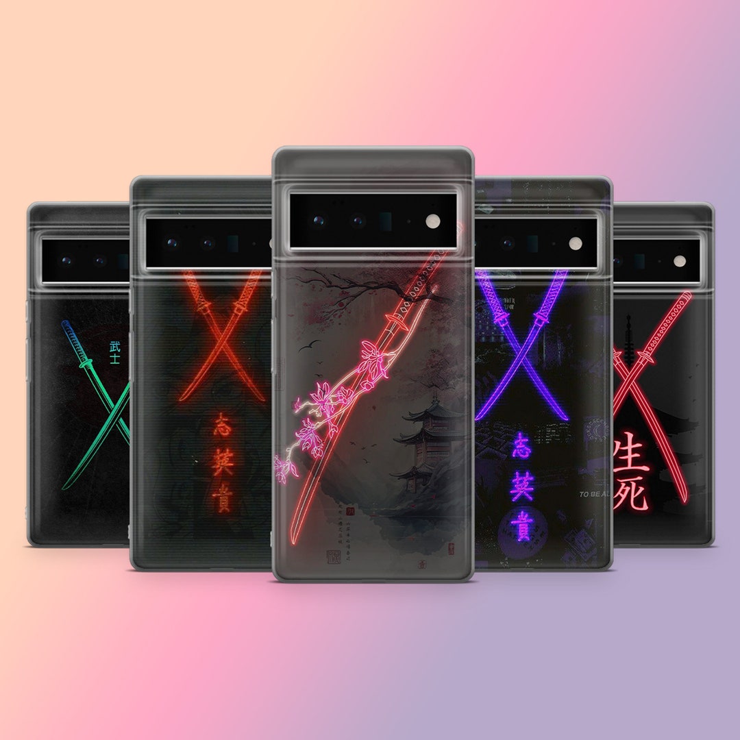 Steel Sword Phone Case Warrior Katana Cover for iPhone 15, 14, 13, 12 ...