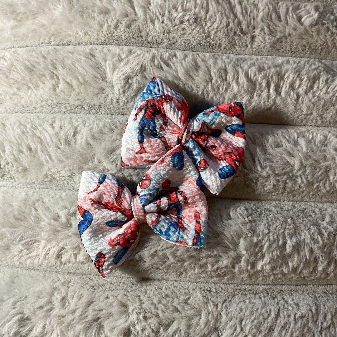 Spider-man Piggy Bows - Etsy
