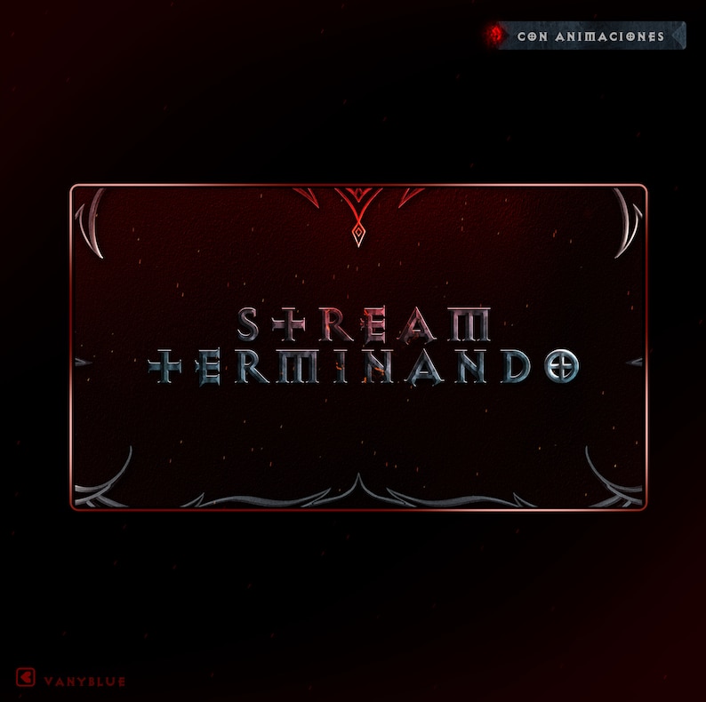 Twitch Overlay Inspired by Diablo 4 Full Animated - Etsy
