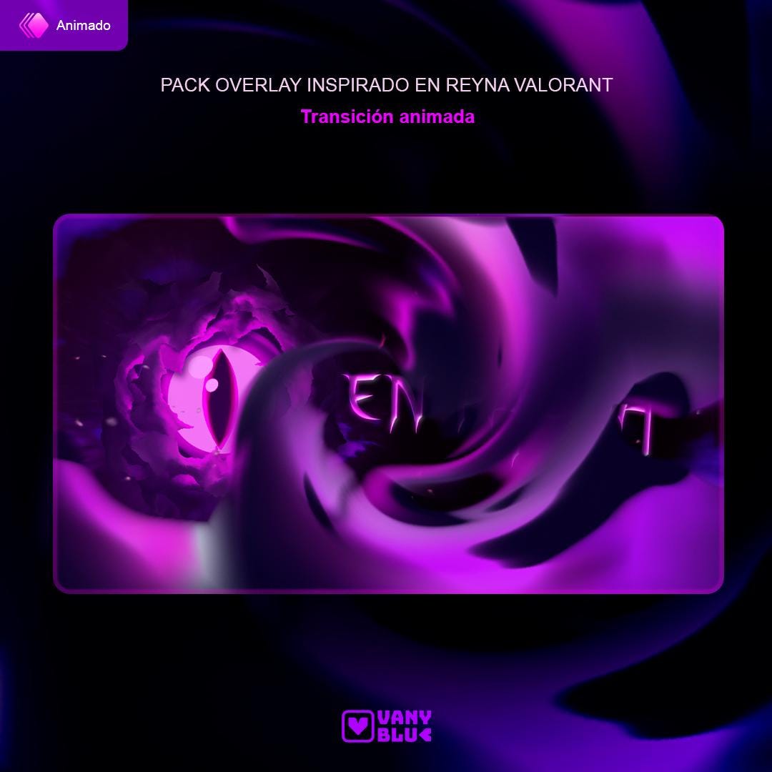 Reyna Valorant Overlay Stream Pack ES | ING - Etsy