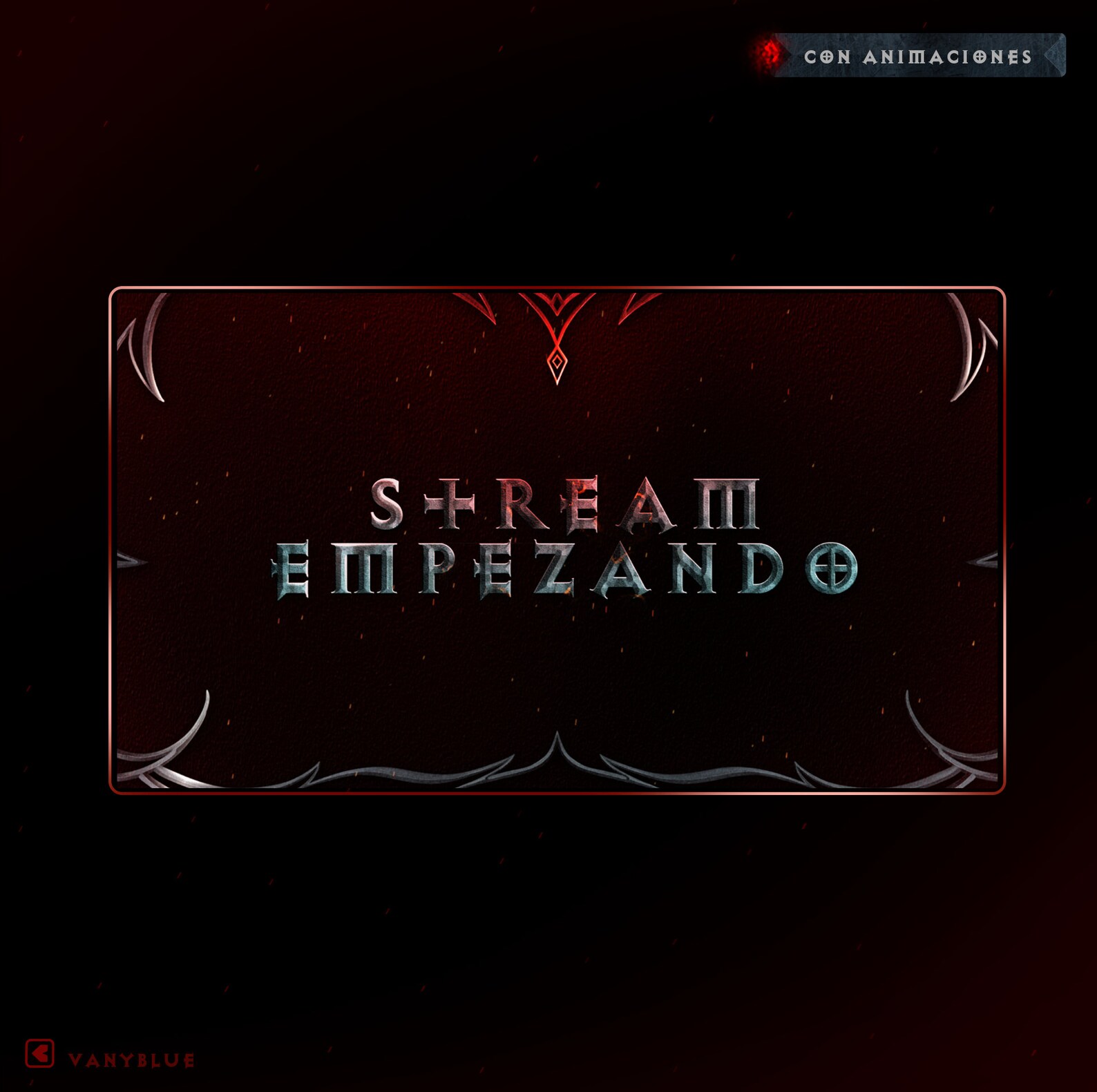Twitch Overlay Inspired by Diablo 4 Full Animated - Etsy
