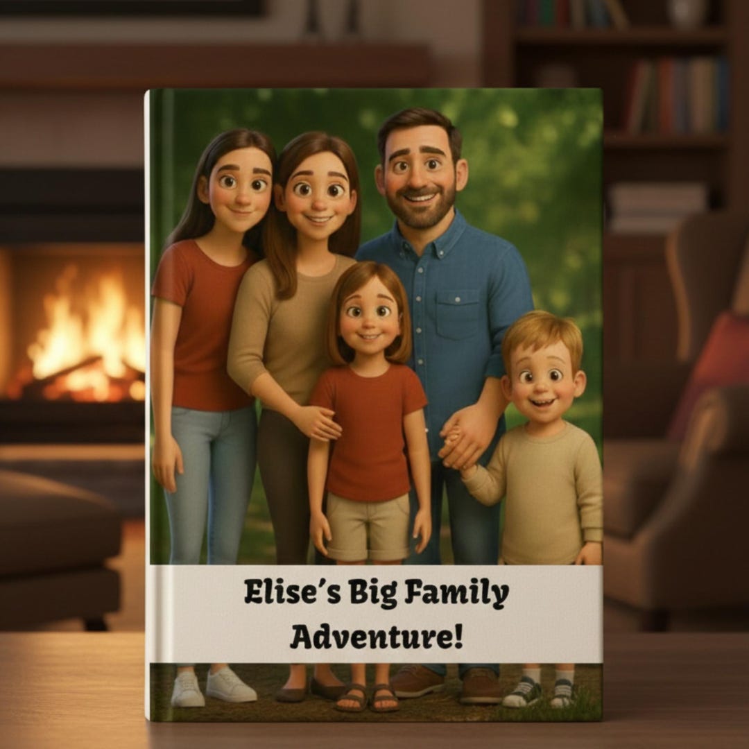 Personalized Kids Story Book | Custom Family Characters | Personalized ...