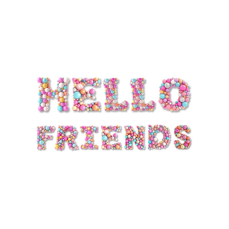 Chat Bubbles Alphabet PNG | Pastel Balloon Font | 3D Glossy Letters ...