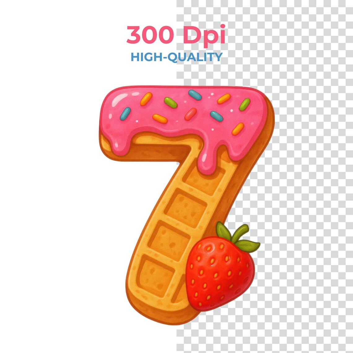 Waffle Alphabet PNG Clipart: Breakfast Font, Letters & Numbers (digital ...
