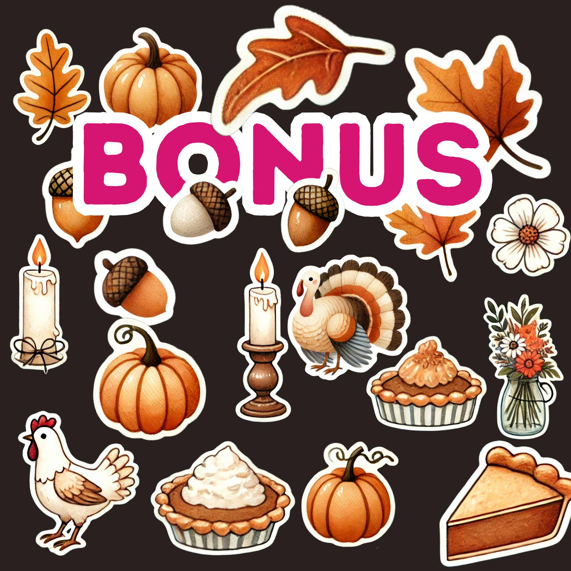 Thanksgiving Watercolor Alphabet Clipart: Pumpkin Turkey Letters ...