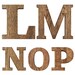 Rustic Oak Wood Alphabet Clipart: Farmhouse Font (PNG Digital Download ...