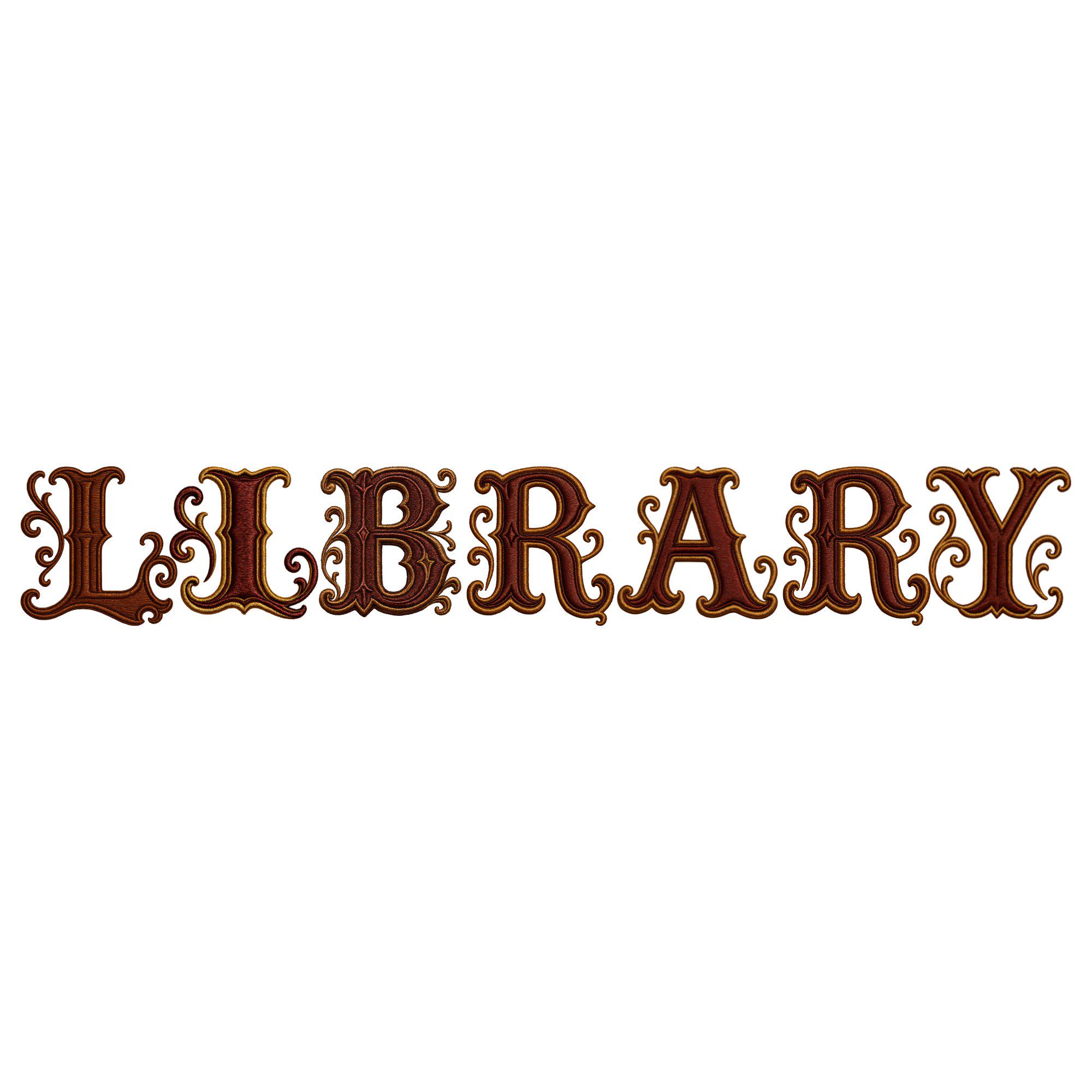 Victorian Scrollwork Embroidered Alphabet PNG | Letters, Numbers ...