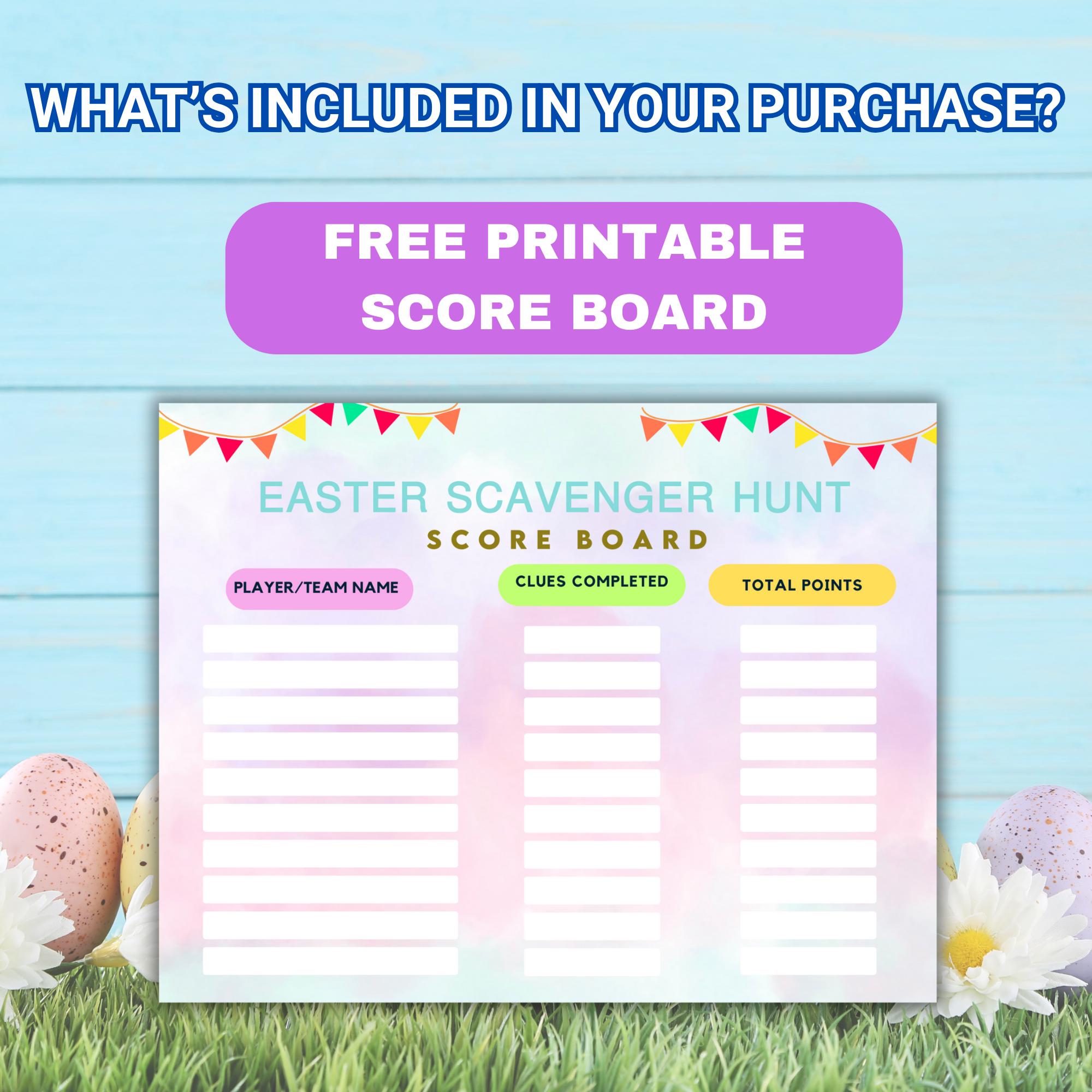 Easter Scavenger Hunt Clues for Kids, 72 Riddles (printable) - Etsy