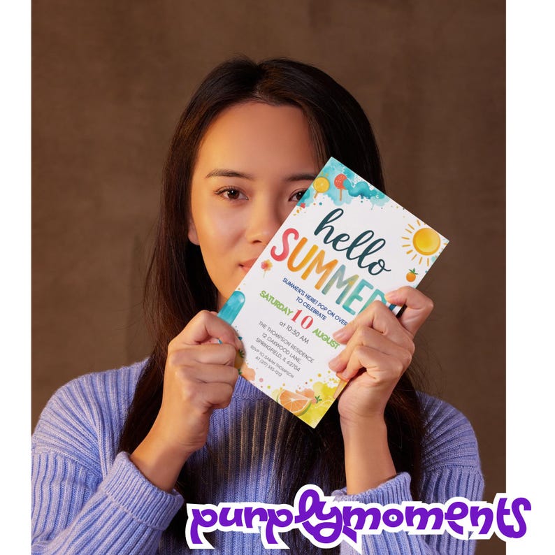 Summer Party Invitation Bundle - Buy 1 Get 3! Editable Template ...