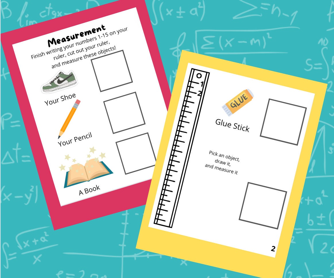 25 Addition, Subtraction, Measurement, Matching, Etc. Printable Math ...