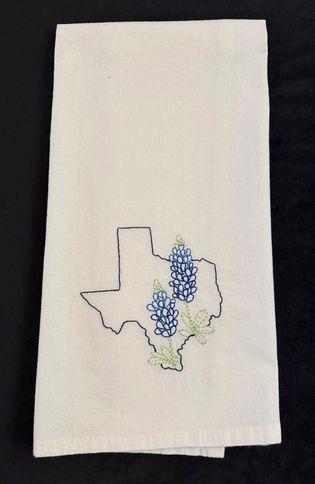 Embroidered State Flower Flour Sack Towel-chose Your State - Etsy