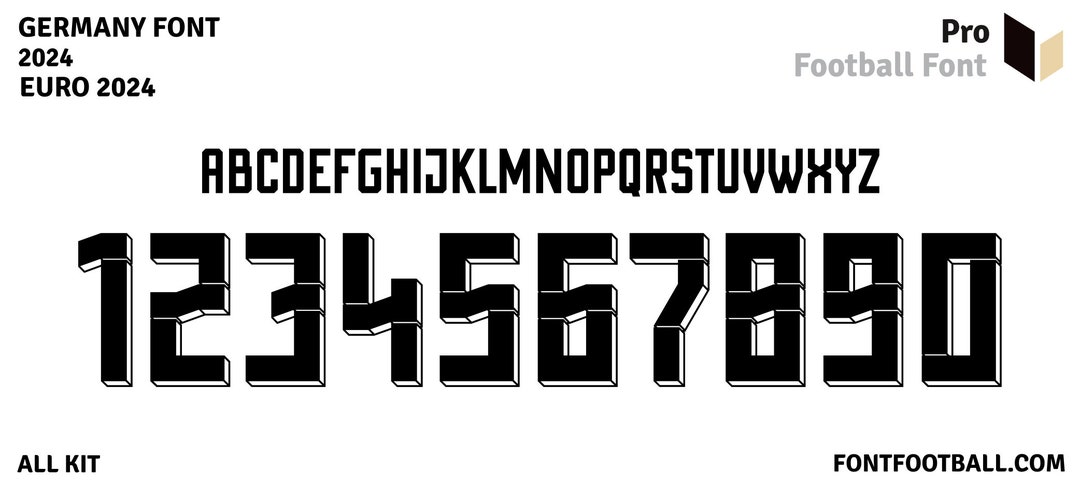 Germany Euro 2024 Font - Etsy Portugal