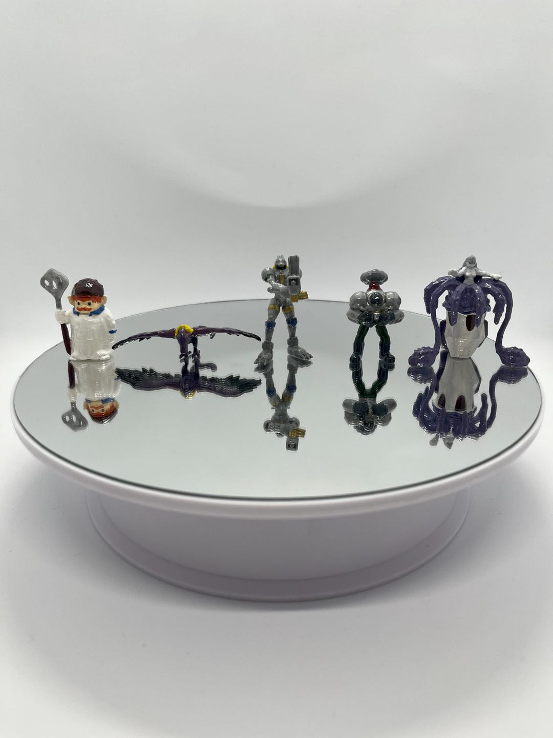 PAINTED Digimon Frontier Season 4 Set 60 3D Printed Figures Burgermon ...