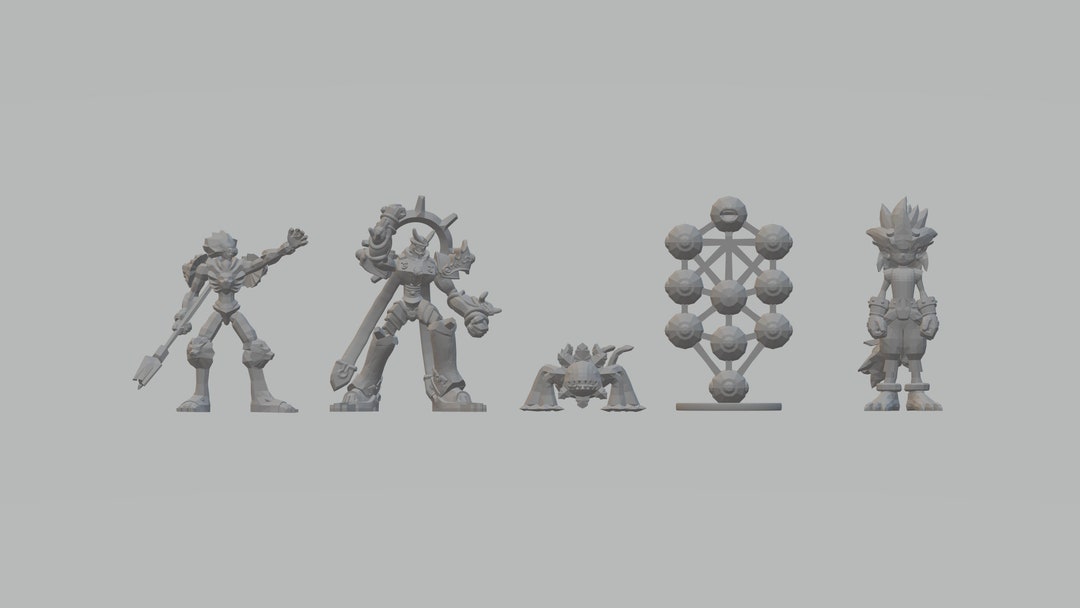 UNPAINTED Digimon Frontier Toy Replica 3D Printed Figure susanoomon ...