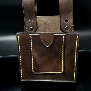 Hand-stitched Leather Shotgun Shell Box Holder 12G - Etsy