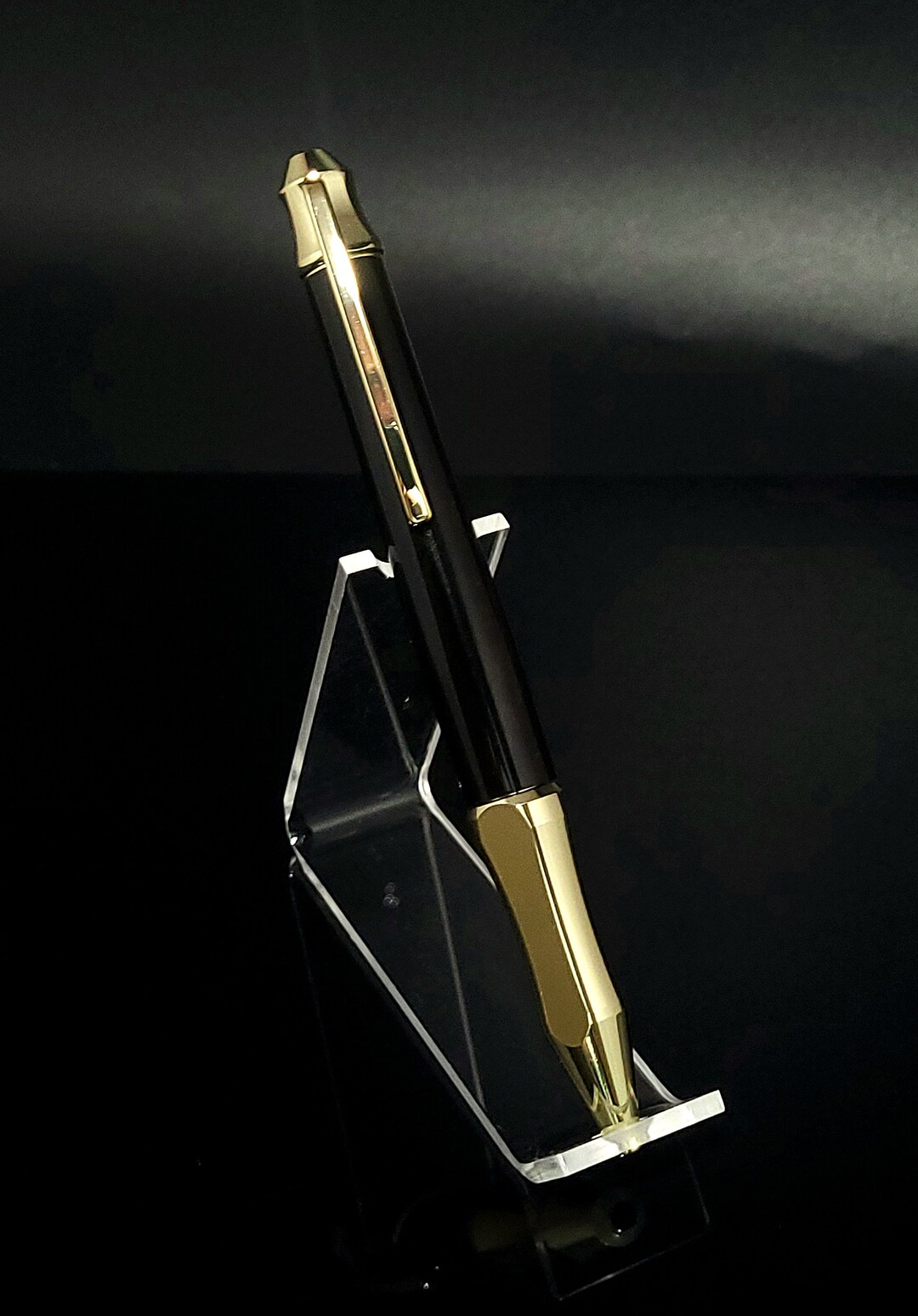 Contour Twist Pen With Gaboon Ebony Wood Handmade - Etsy