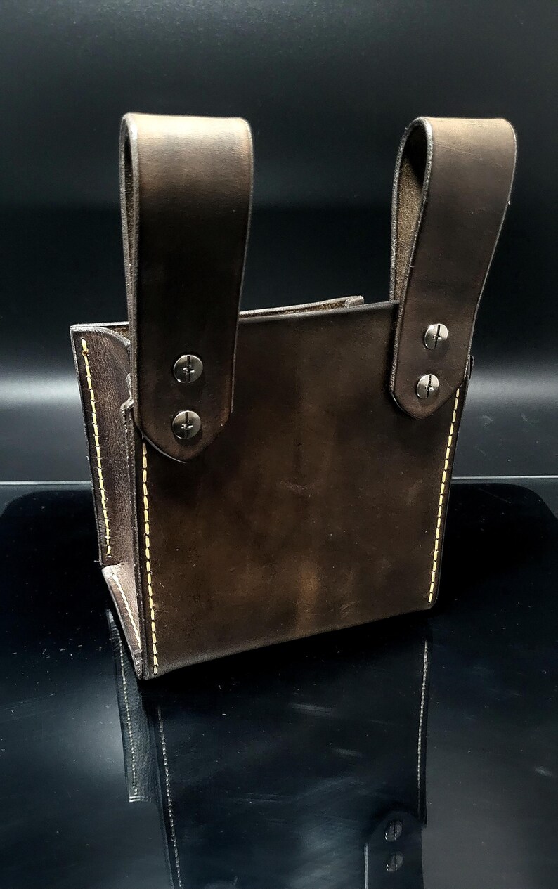 Hand-stitched Leather Shotgun Shell Box Holder 12G - Etsy