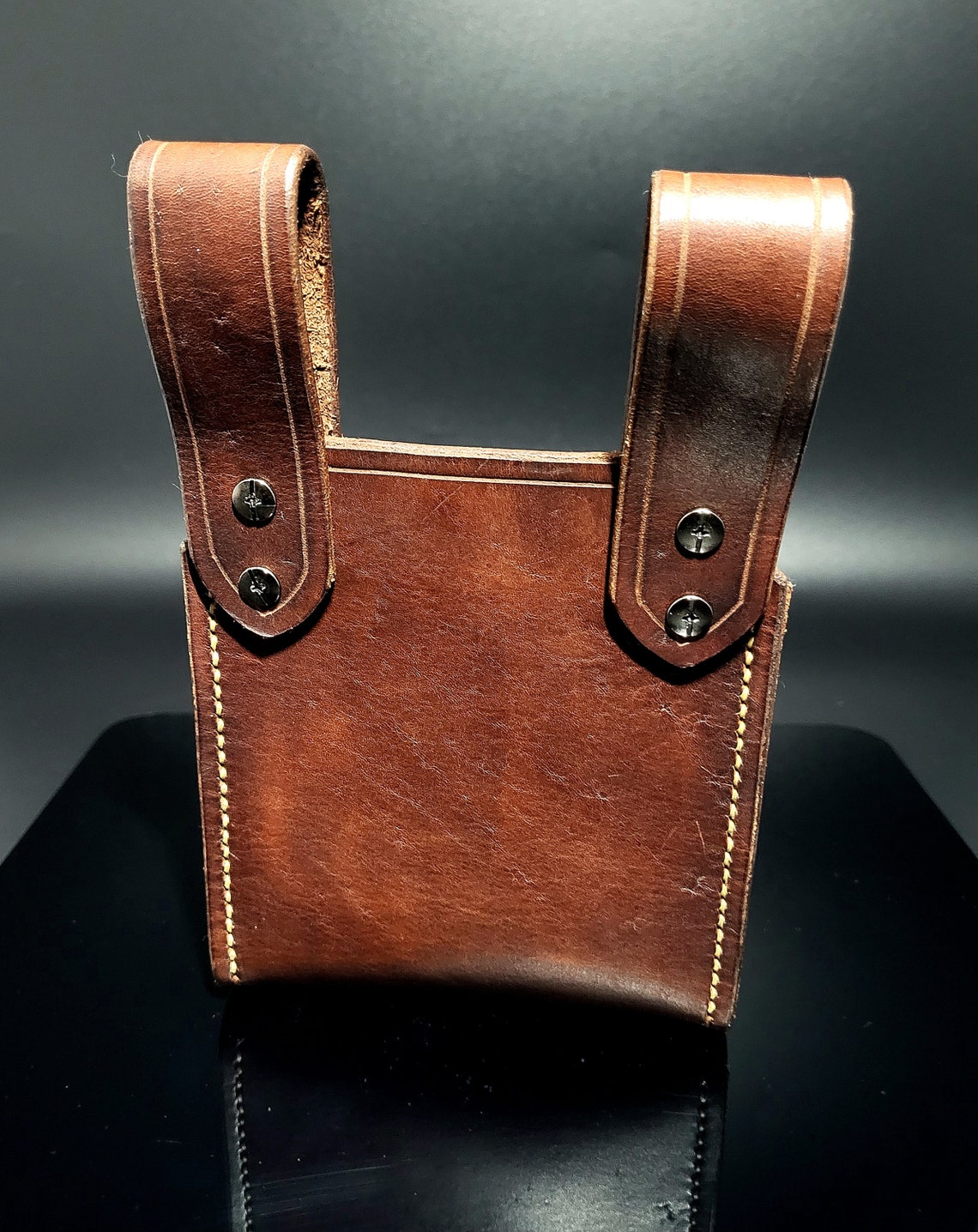 Hand-stitched Leather Shotgun Shell Box Holder 12G - Etsy