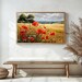 Poppy Flower Field Vintage Printable Digital Print Oil Painting ...