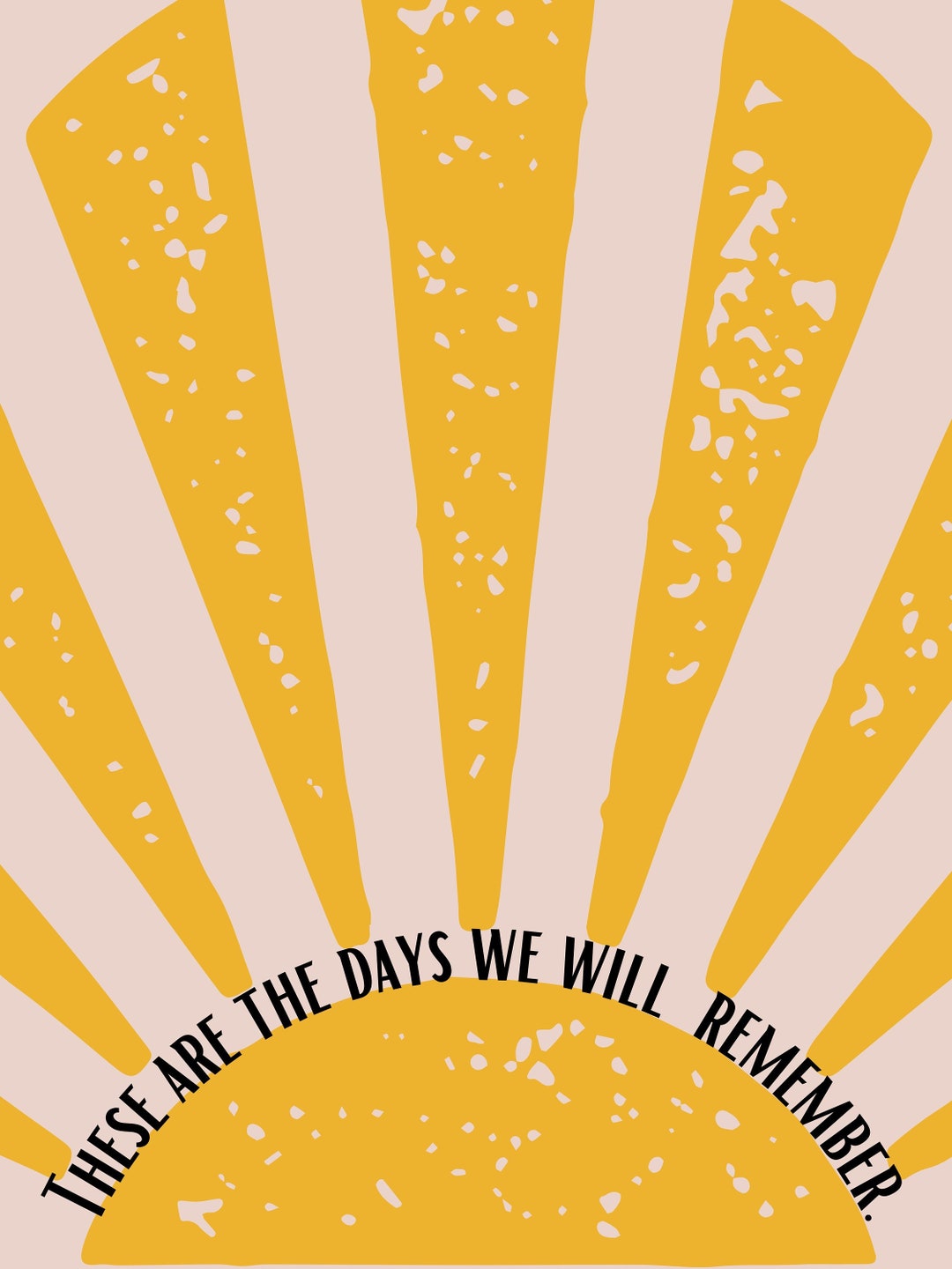 Digital Art, These Are the Days Poster, Printables, Home Art - Etsy