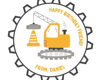 Personalized Happy Birthday Sticker Pack - Etsy
