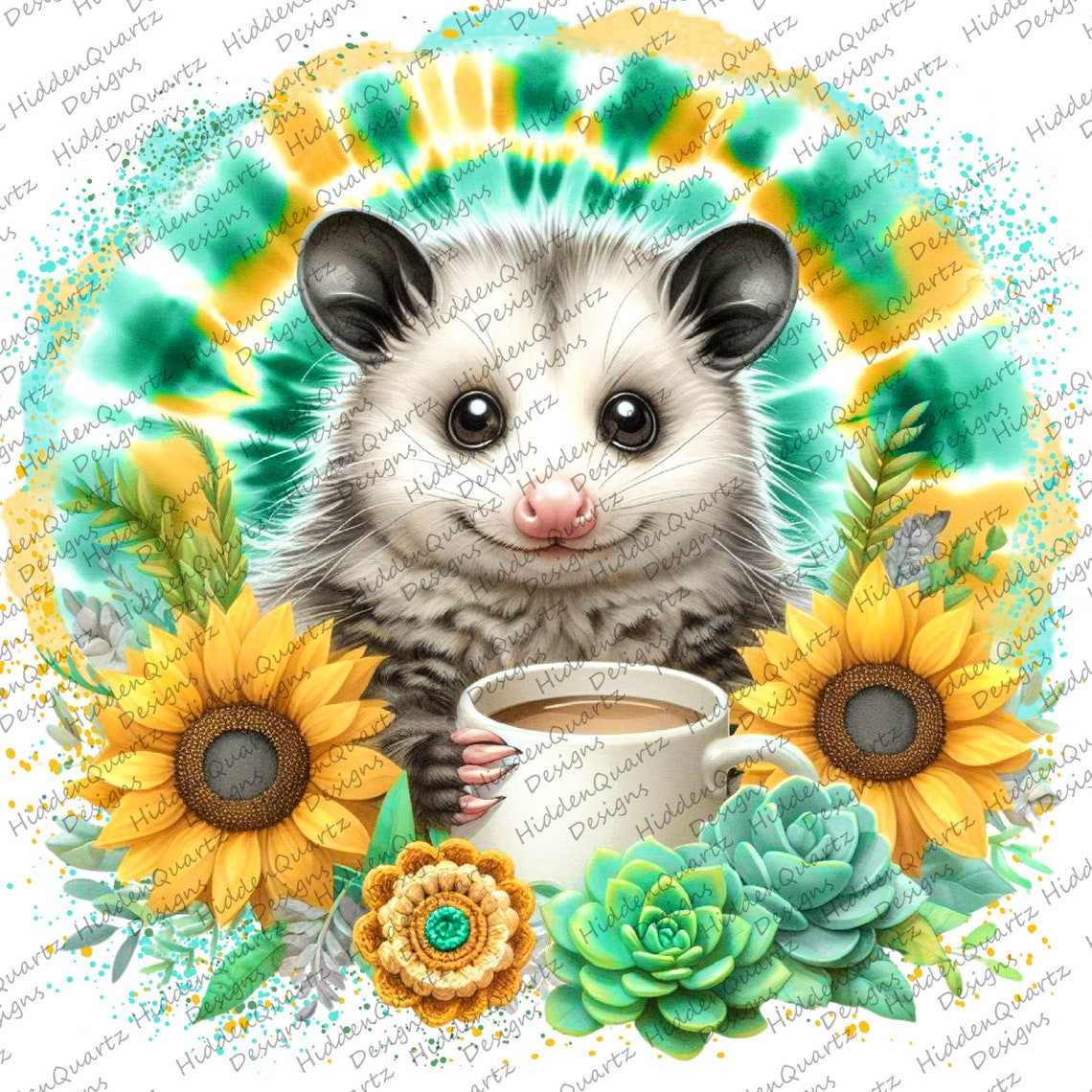 Possum Coffee PNG, Possum Image Designs, Coffee Digital Design, Clip ...