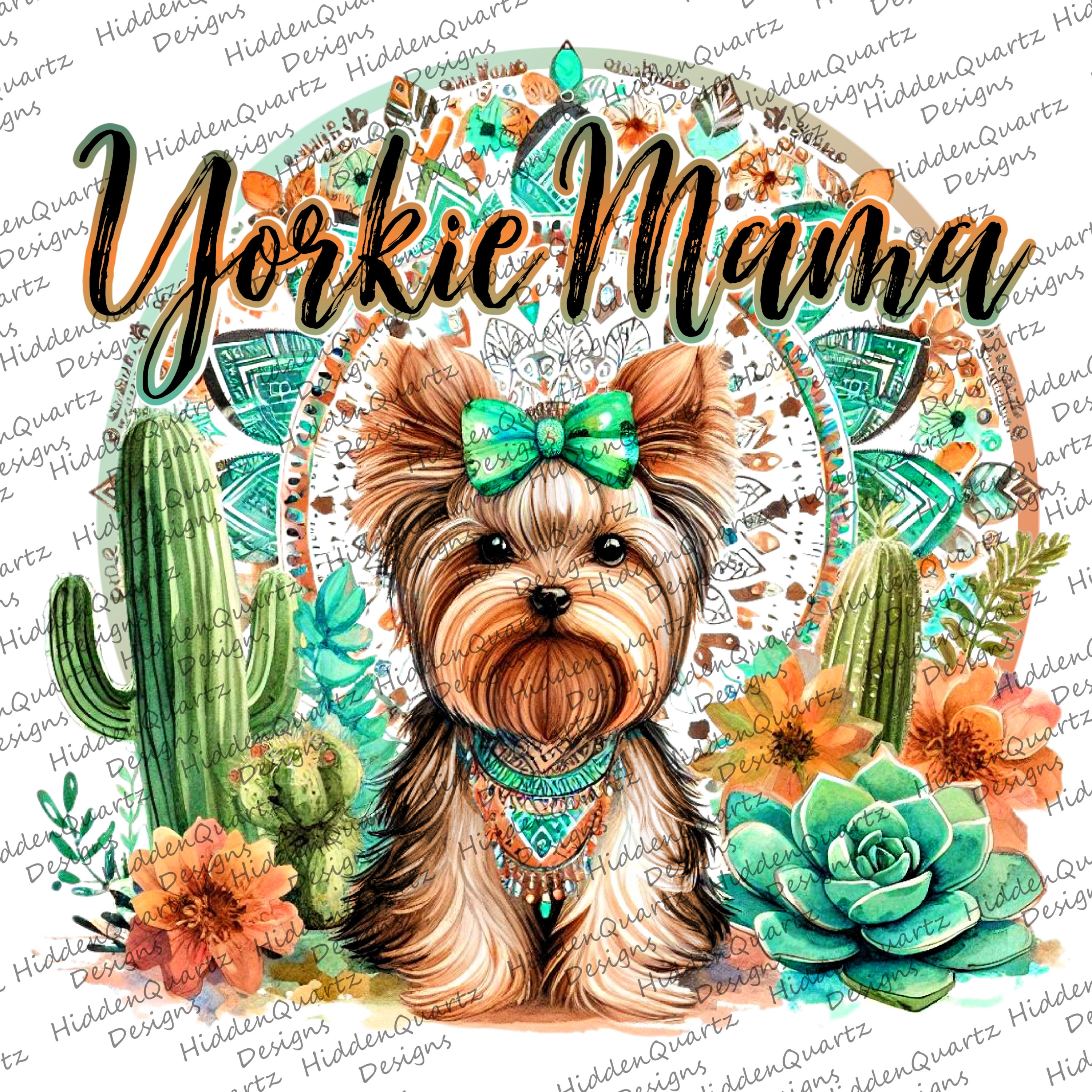 Yorkie Mama PNG, Yorkie Sublimation Designs, Yorkie Dog Digital Design ...