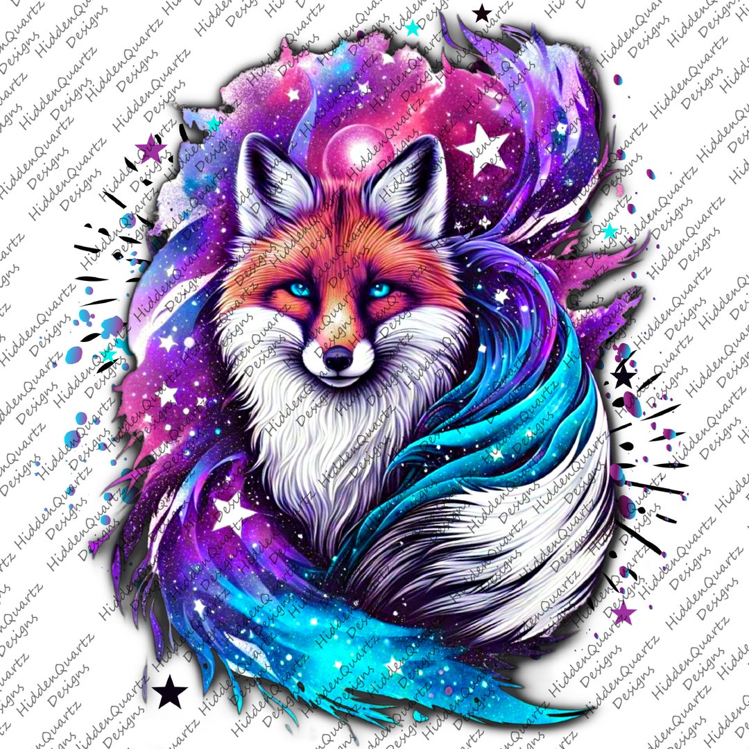 Fox Galaxy PNG, Fox Image Designs, Cool Fox Digital Design, Clip Art ...