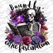 Skull Book PNG, Eerie Fascination Sublimation Designs, Reading Digital ...