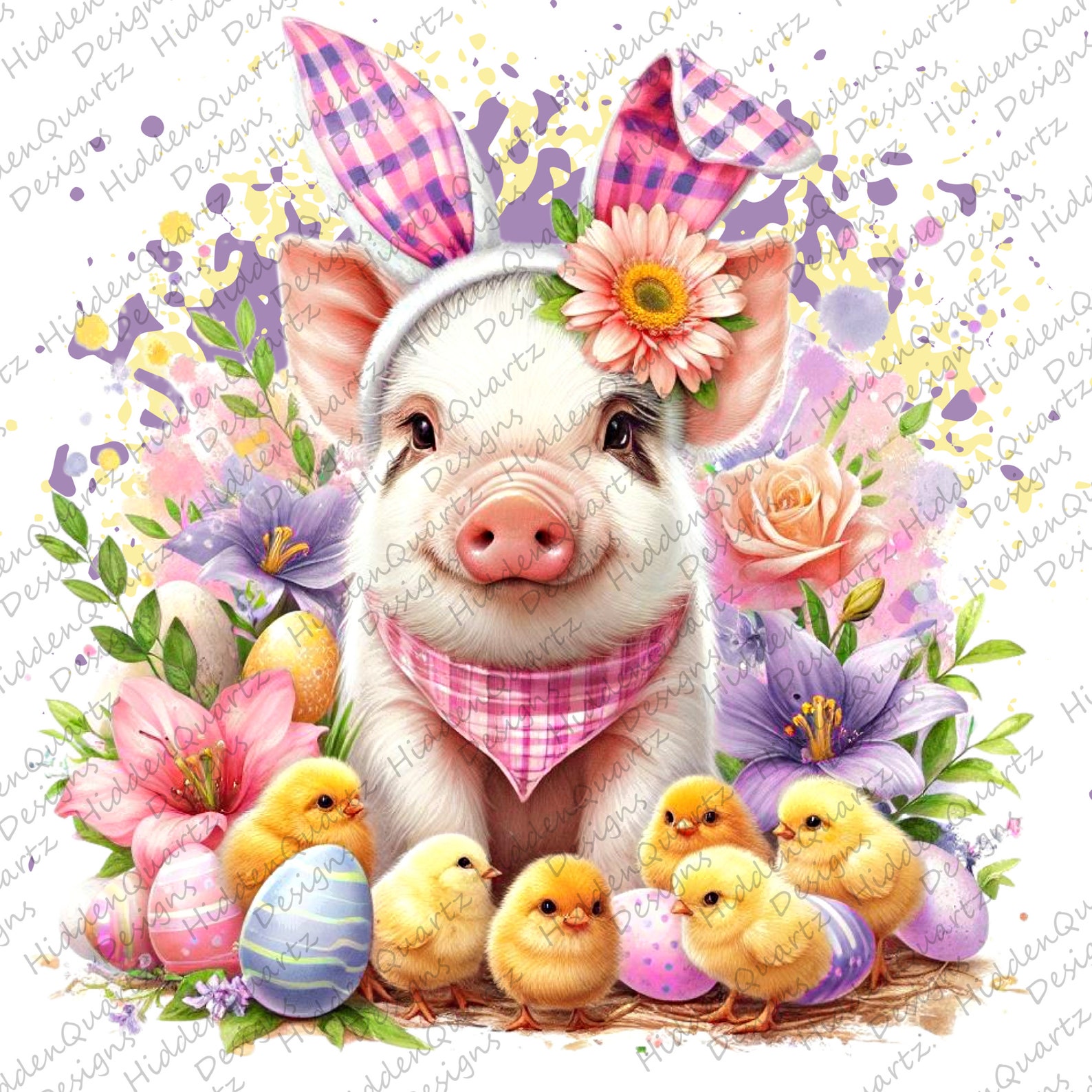 Pig PNG, Easter Pig Sublimation Designs, Pig Clip Art Downloads File ...