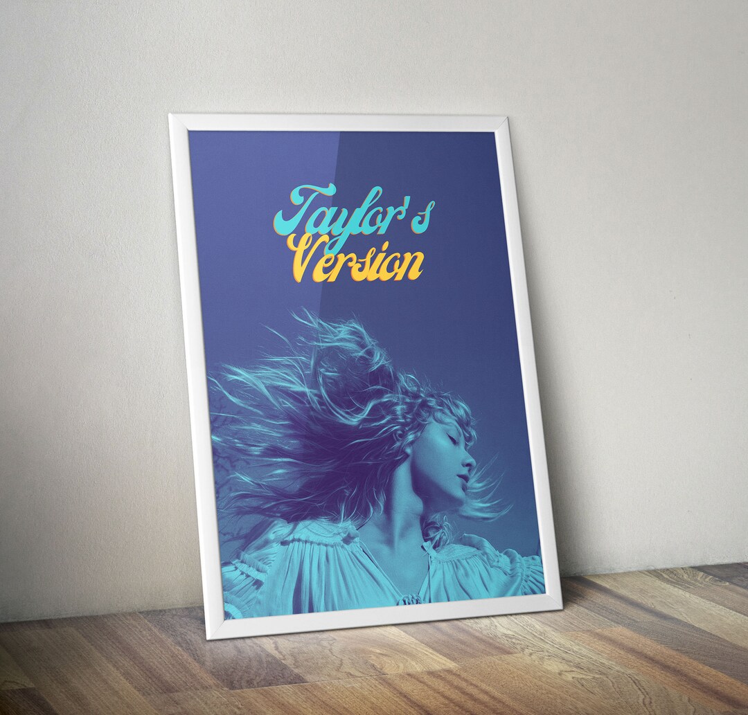 Taylor Swift Poster, Taylor's Version Poster, Rolled Poster Print ...