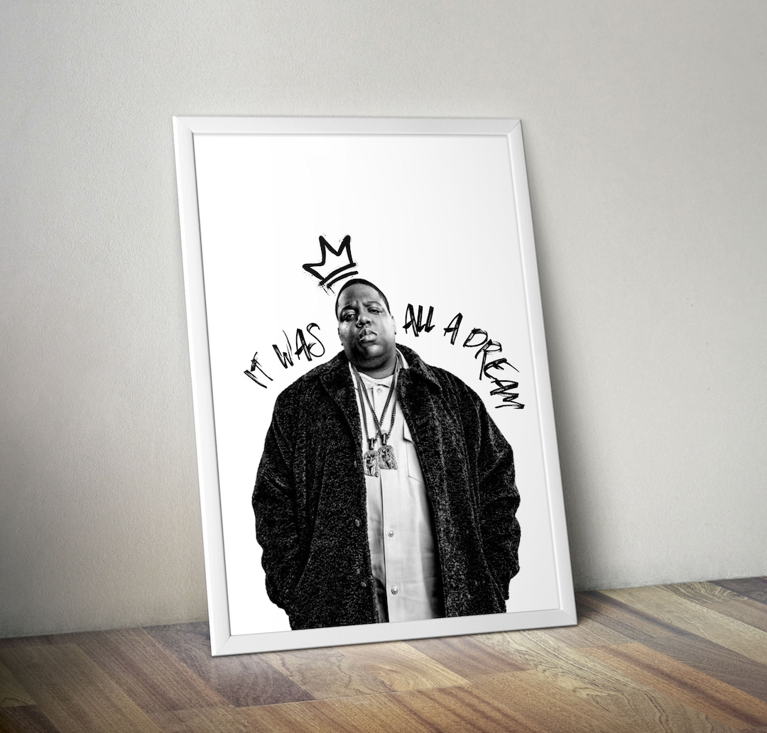 Biggie Smalls Poster, Notorious B.I.G. Art, Decorative Canvas Print ...