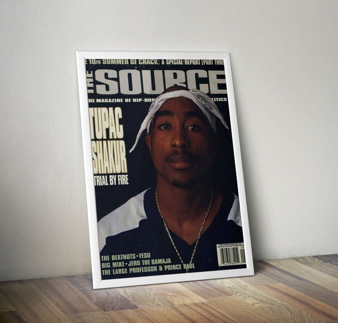Tupac Shakur Poster, King 2pac Art, Decorative Canvas Print, Vintage Rap Music Poster Print, Old ...