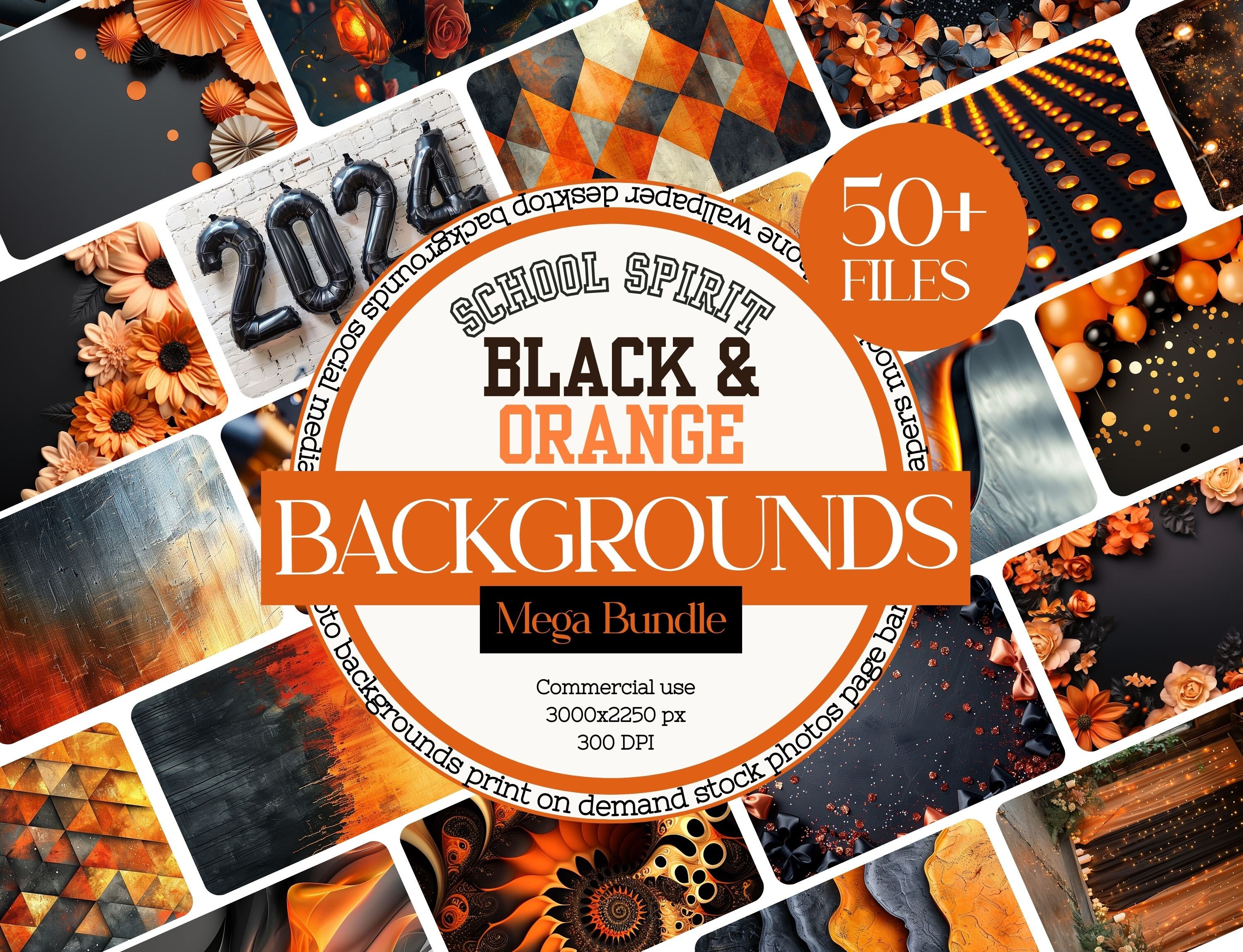 Graduation Digital Backgrounds Bundle, Halloween Photoshop Backgrounds ...