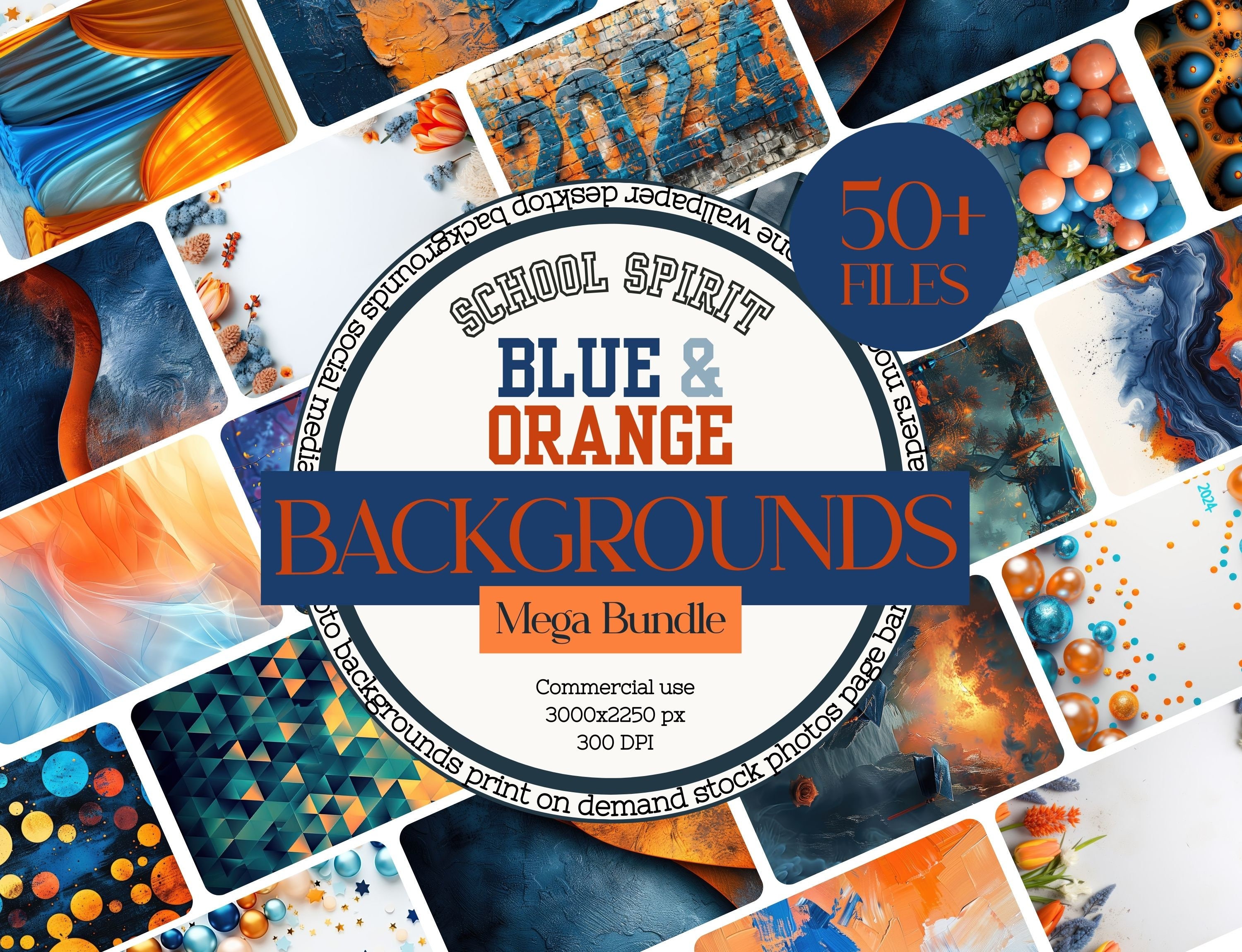 Graduation Digital Backgrounds Bundle, Photoshop Backgrounds, Flatlay ...