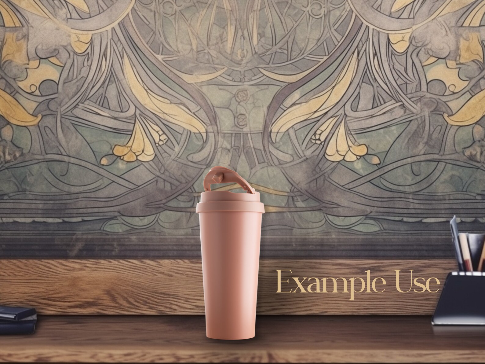 Mockup Background Dark Bundle, Art Nouveau Style Backgrounds, Flatlay ...