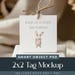 Gift Tag Mockup, Boho Neutral Party Favor Tag Photoshop Mock Up, Smart ...