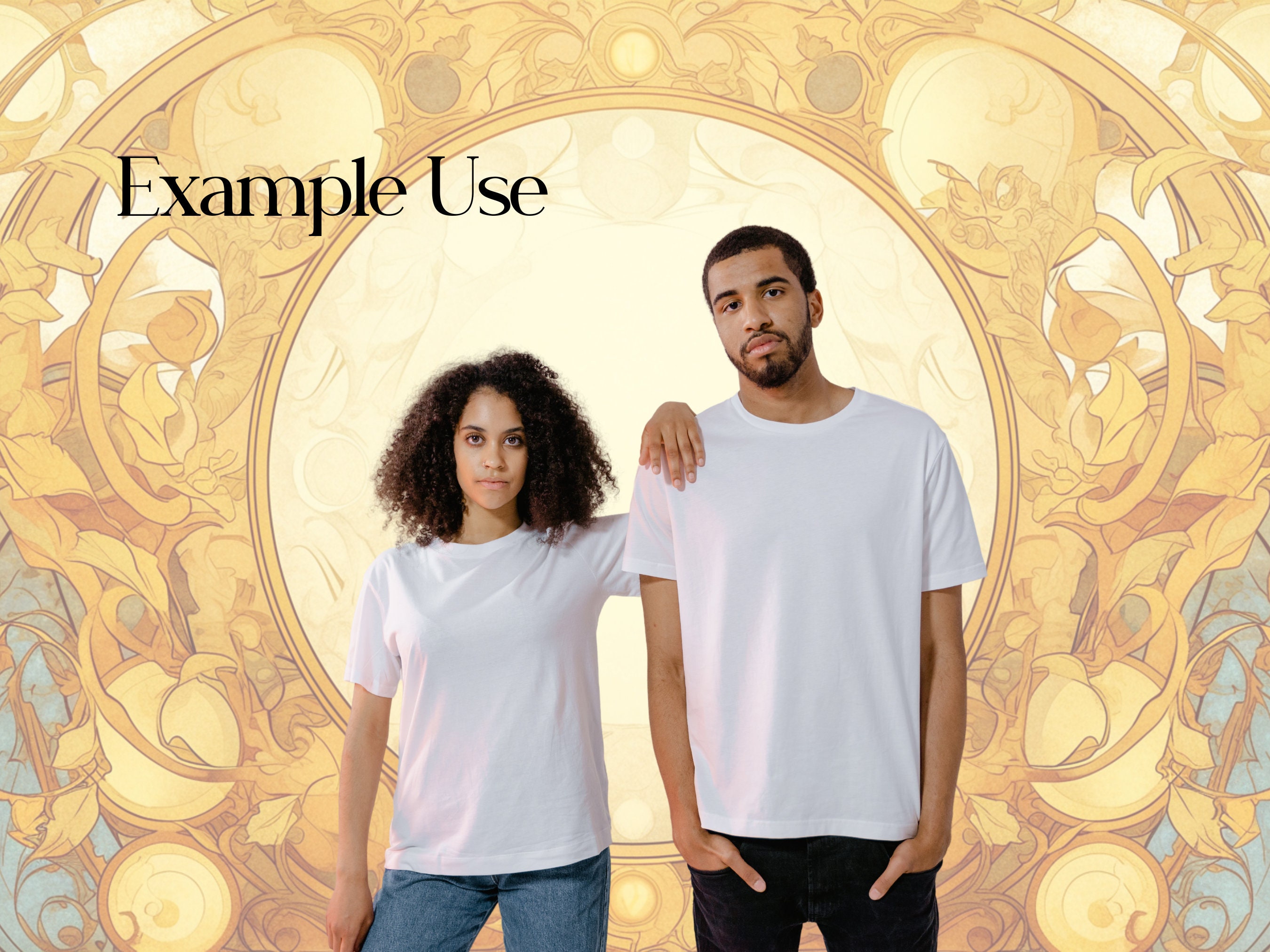 Mockup Background Dark Bundle, Art Nouveau Style Backgrounds, Flatlay ...