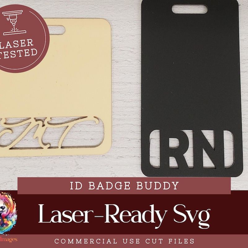 Badge Buddy Template - Etsy