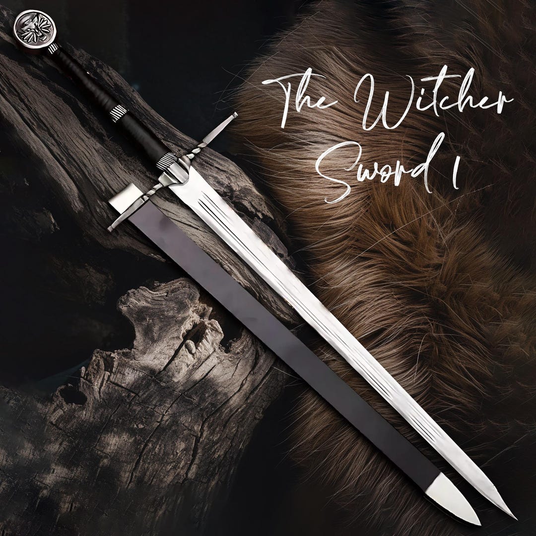 Handcrafted Geralt of Rivia Witcher Sword, Custom Stainless Steel ...