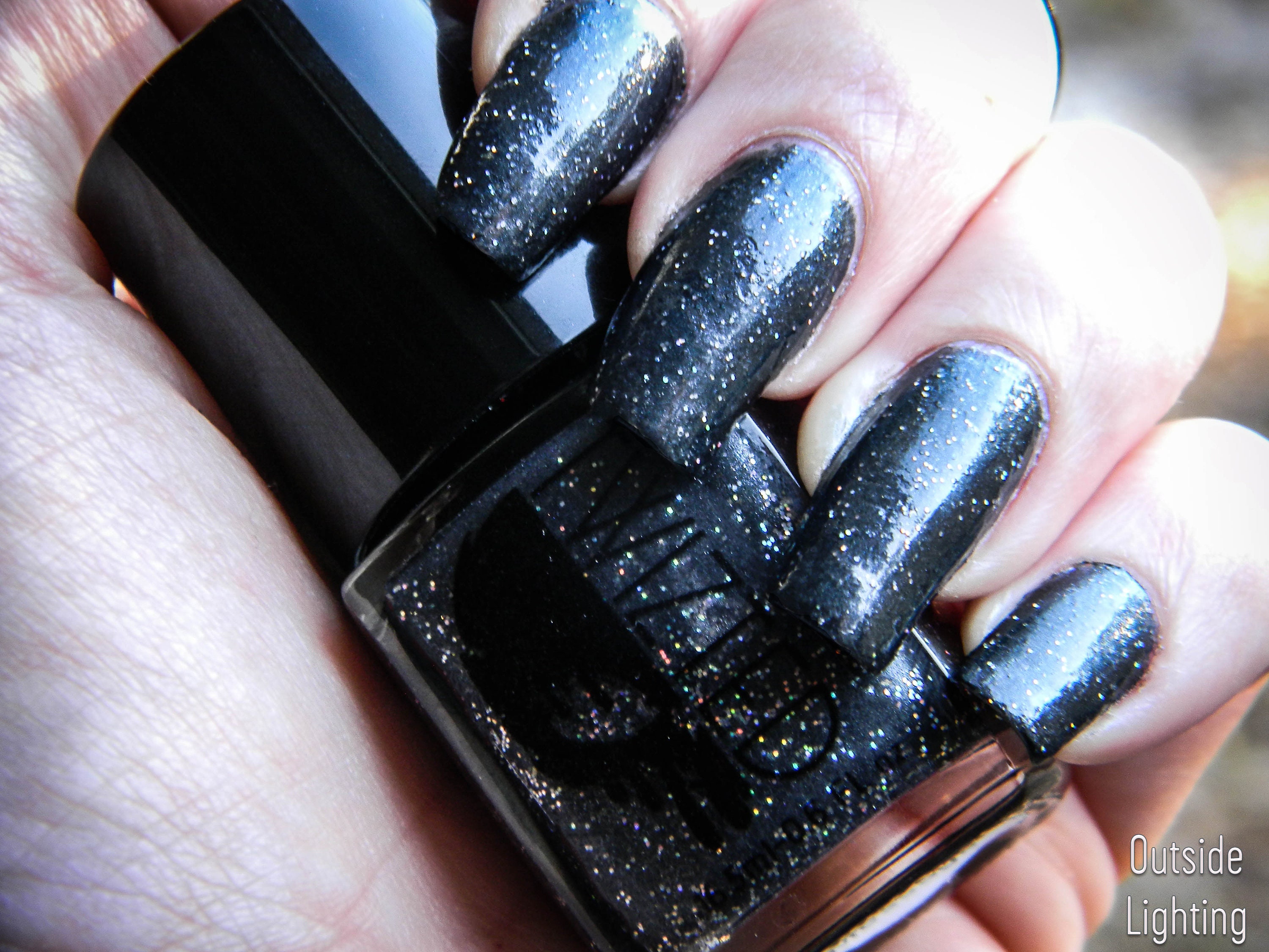 The Ravens Message Black Holographic Glitter Custom Nail Polish Cruelty ...
