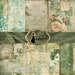 Green Junk Journal Background Vintage Collection Collage Scrapbook ...