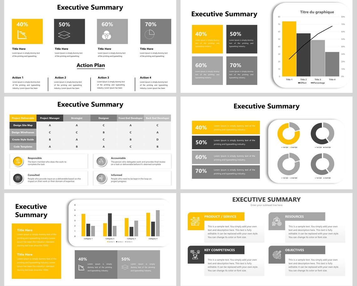 Executive Summary Powerpoint Template, Executive Summary Slide, Project ...