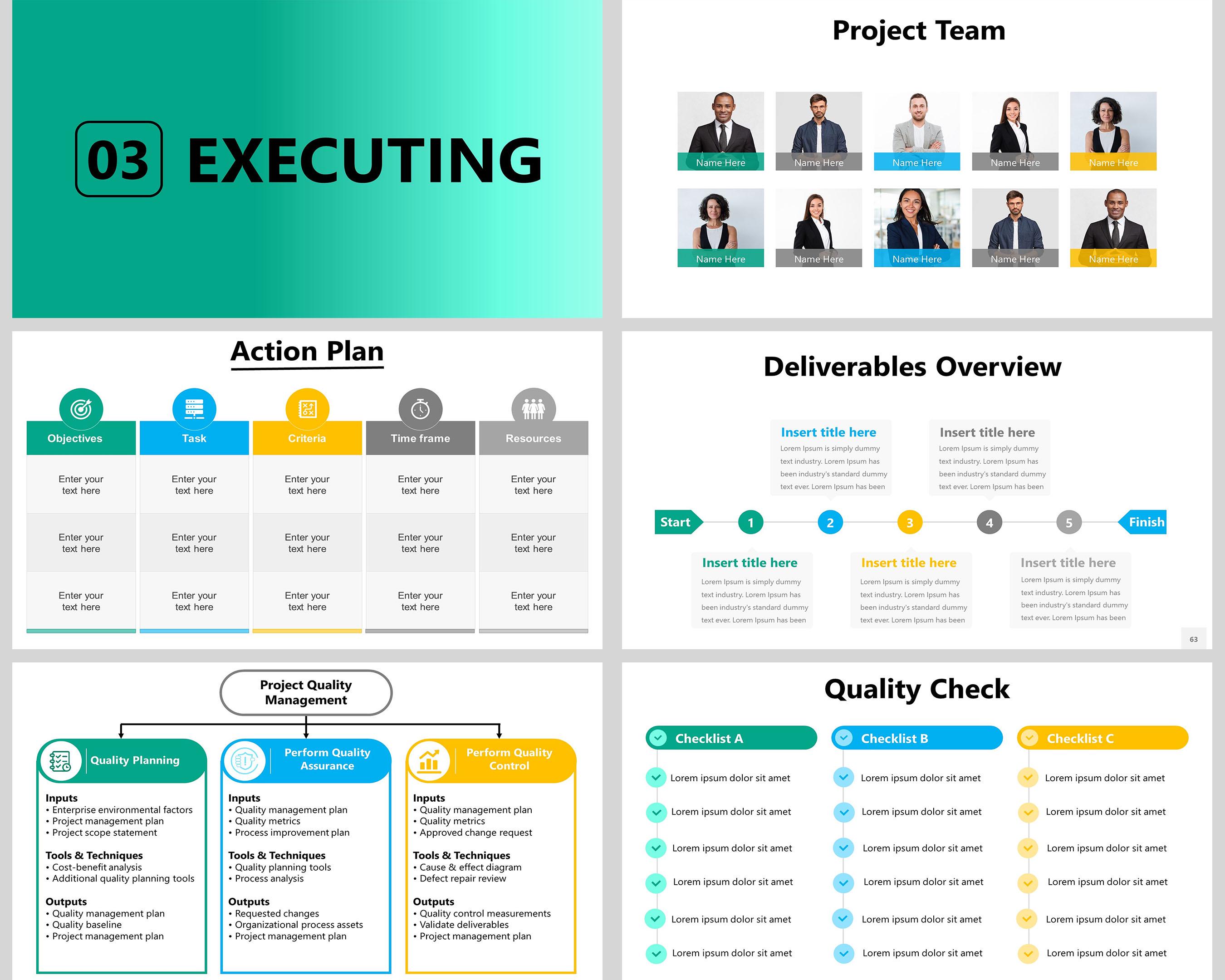 PMBOK Powerpoint Template, Project Management Powerpoint Template ...