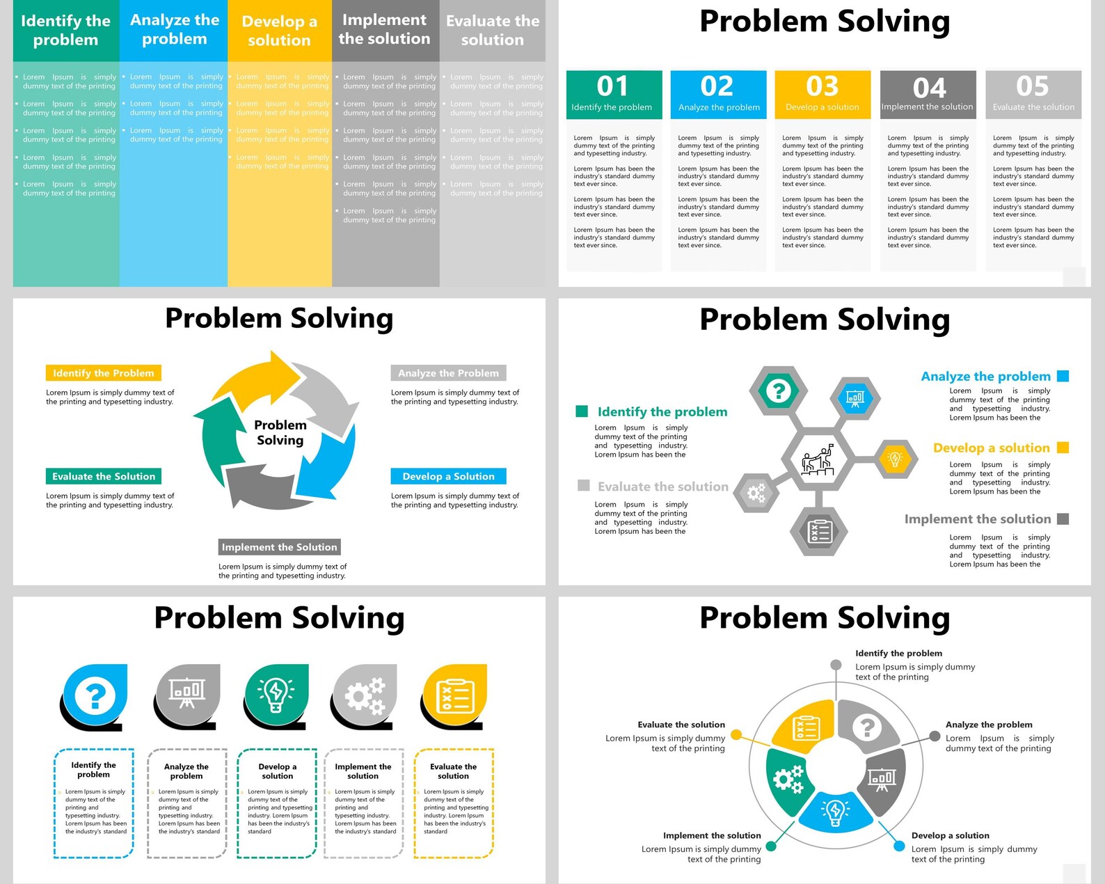 Problem Solving Powerpoint Template, Problem Solving Process, Problem ...