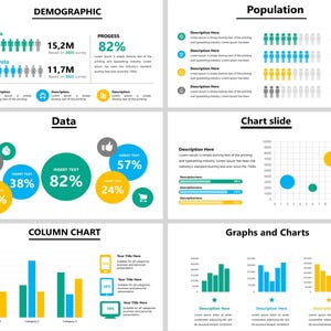 Editable Graphs and Charts Powerpoint Template, Powerpoint Charts and ...