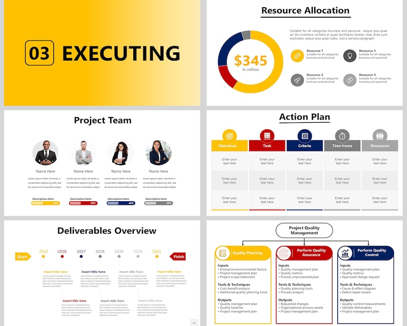 PMBOK Powerpoint Template, Project Management Powerpoint Template ...