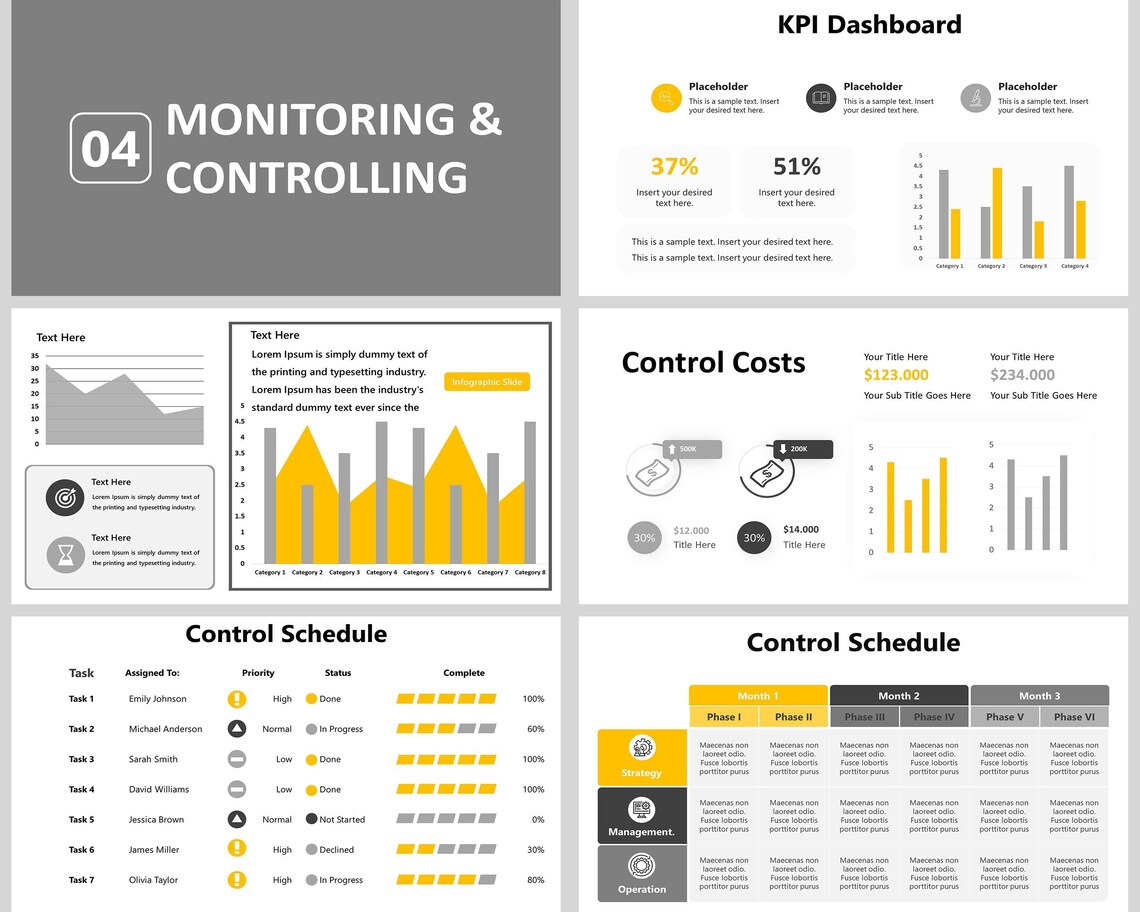 PMBOK Powerpoint Template, Project Management Powerpoint Template ...