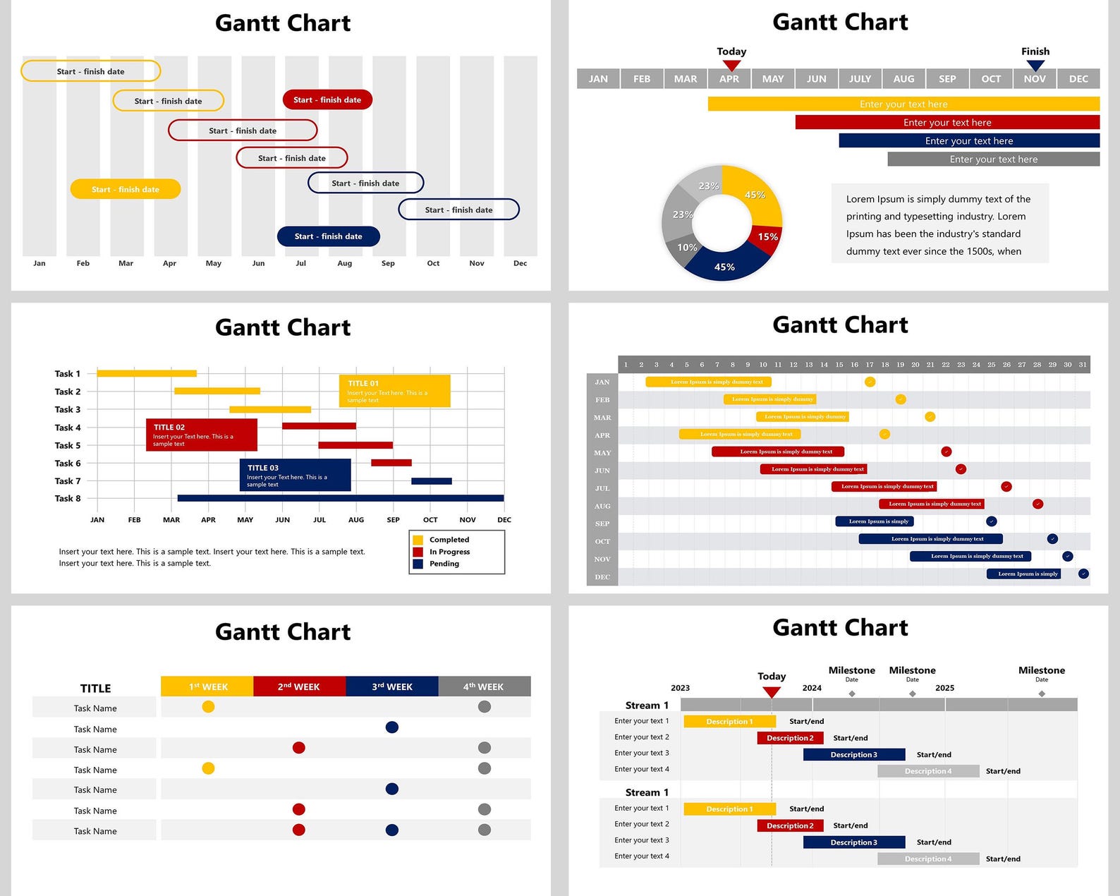 Gantt Chart Powerpoint Template, Gantt Chart for Powerpoint, Gantt Diagram Powerpoint Template ...