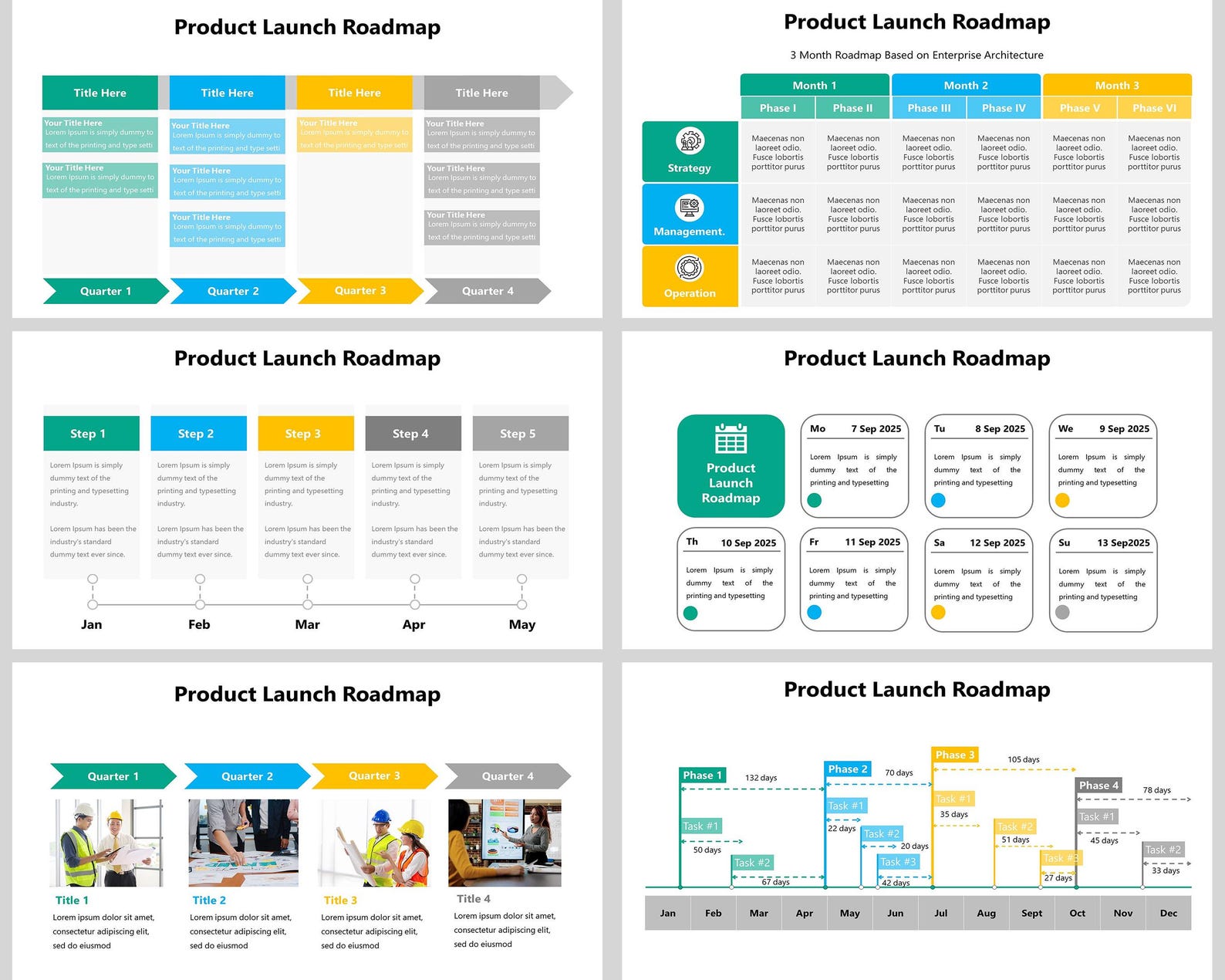 Product Launch ROADMAP Template, Product Launch TEMPLATE, Product ...